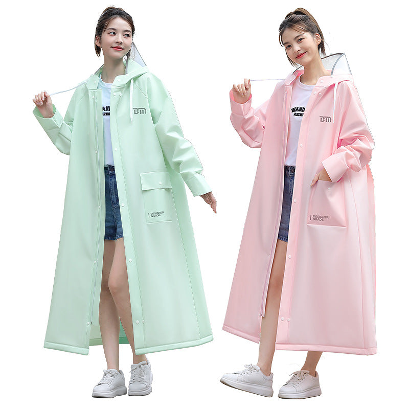 Thick Full-Body Poncho – Rainstorm-Ready Rider Coat – Tudoholic