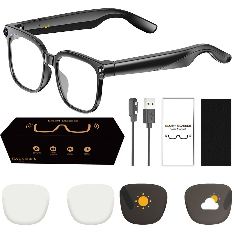 M02s AI Smart Glasses 8MP Camera with Translation & Call – Tudoholic