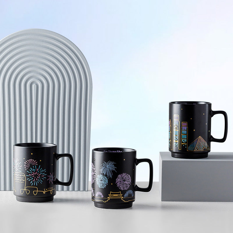 Tao Run Color-Changing Ceramic Mug Creative Hand Gift Cup – Tudoholic