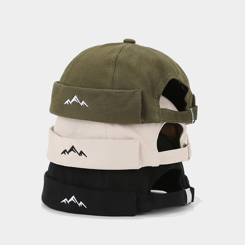 Men’s Vintage Dome Hat – Embroidered Street Fashion Cap – Tudoholic