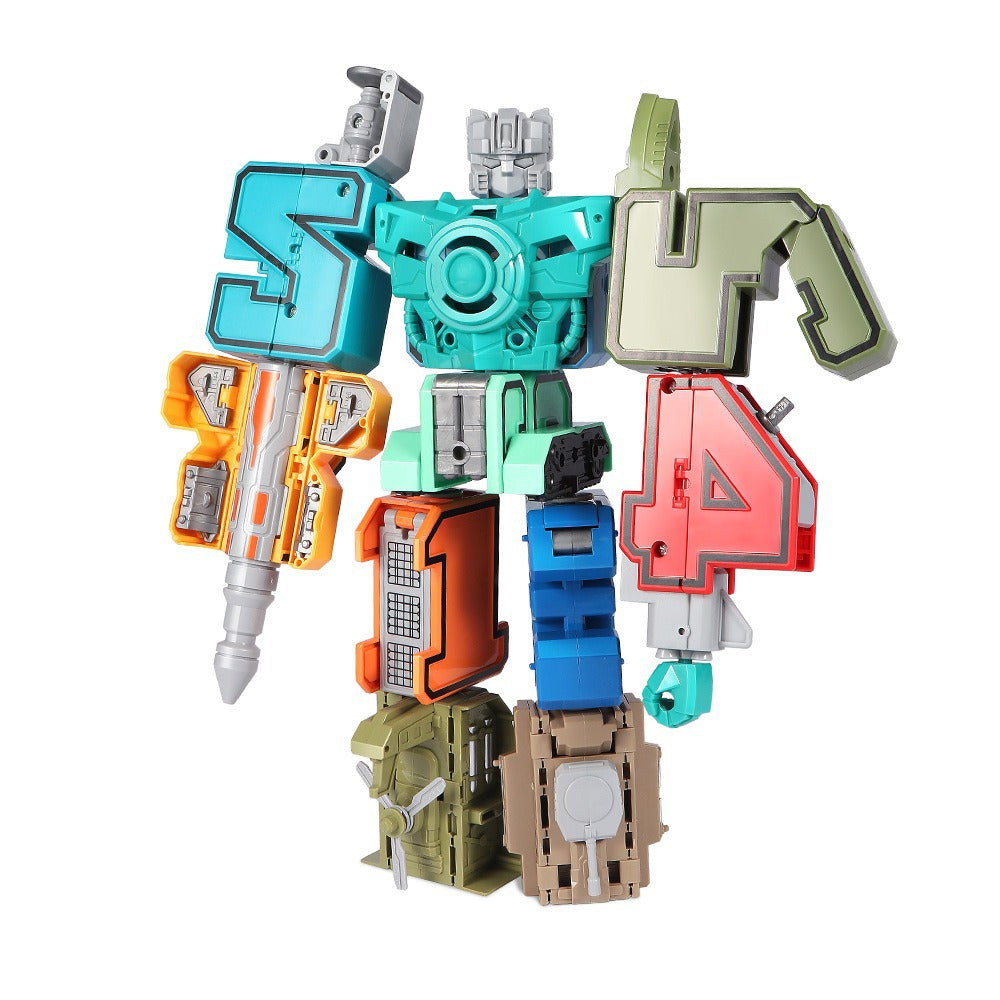 Transforming Number Robot/Alphabet Toy | Autobot Kids Toy Nepal – Tudoholic