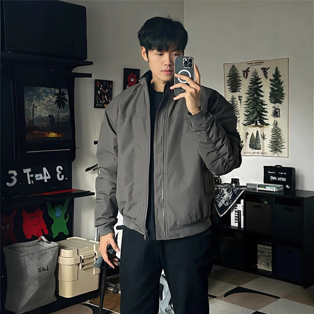 Men’s GTAL Aviator Jacket Grey Collar – Tudoholic
