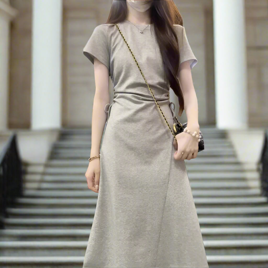 Cool and Relaxed Grey Dress for Women – Tudoholic