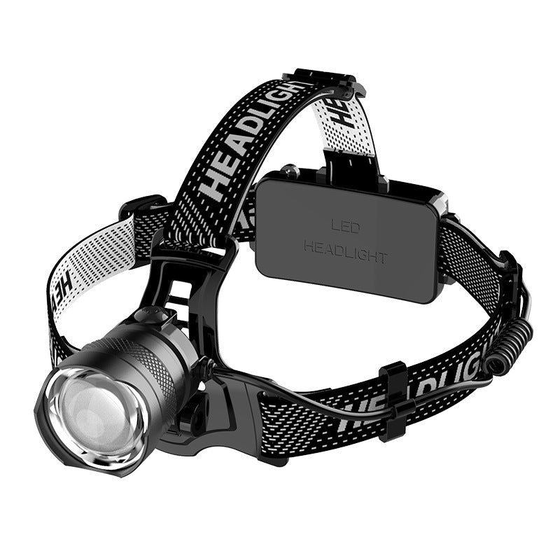 Rechargeable Outdoor Induction Headlamp with Laser & Zoom – Tudoholic