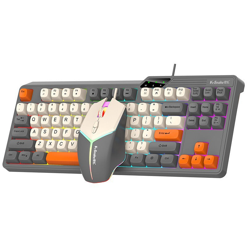 Viper K87 Wired Gaming Keyboard Backlit 87 Keys – Tudoholic
