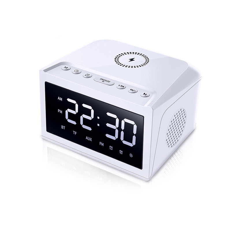3-in-1 Bluetooth Speaker with Clock & Wireless Charger – Tudoholic